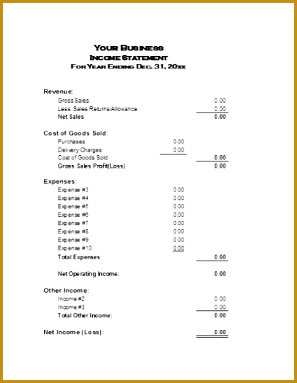 4 Non Profit Balance Sheet Template FabTemplatez