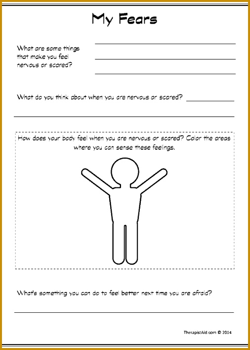 Anxiety Self help Worksheets Anxiety Self help Worksheets