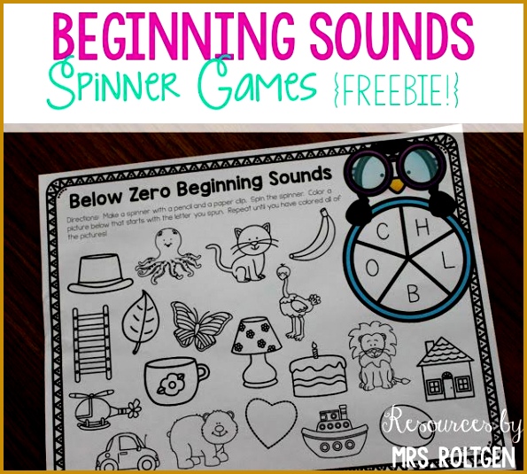 6 Beginning sounds Worksheets | FabTemplatez