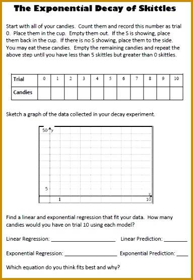 3 Exponential Growth and Decay Worksheet | FabTemplatez