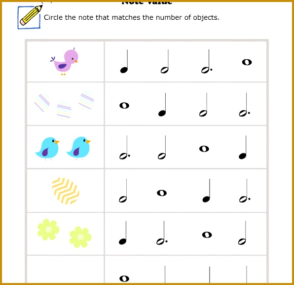 6 Music Worksheets | FabTemplatez