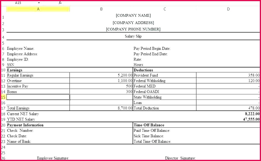 4 How To Calculate Employee Salary In Excel 74425 FabTemplatez 4 How To Calculate Employee Salary In Excel 74425 FabTemplatez