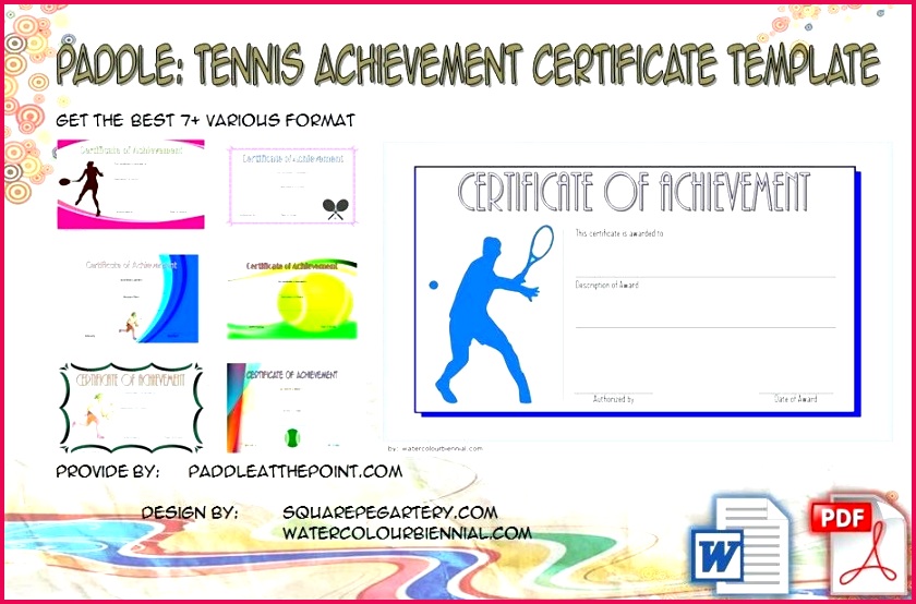 3 Table Tennis Certificate Template 44267 | FabTemplatez