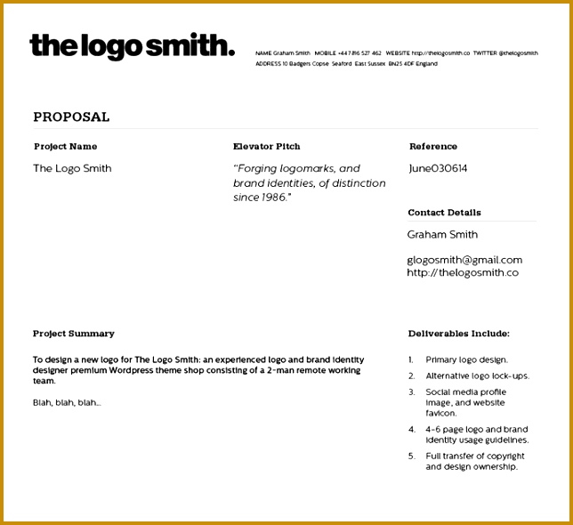 6 Brand Identity Proposal Template | FabTemplatez