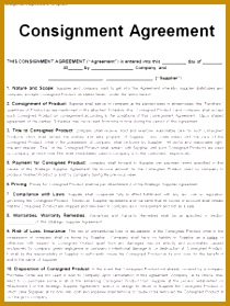 6 Clothing Consignment Agreement Template | FabTemplatez