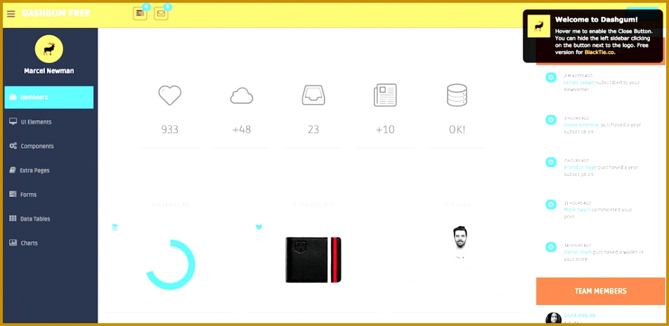 5 Content Management System Website Templates Free | FabTemplatez