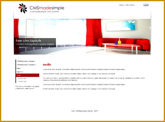 5 Content Management System Website Templates Free | FabTemplatez