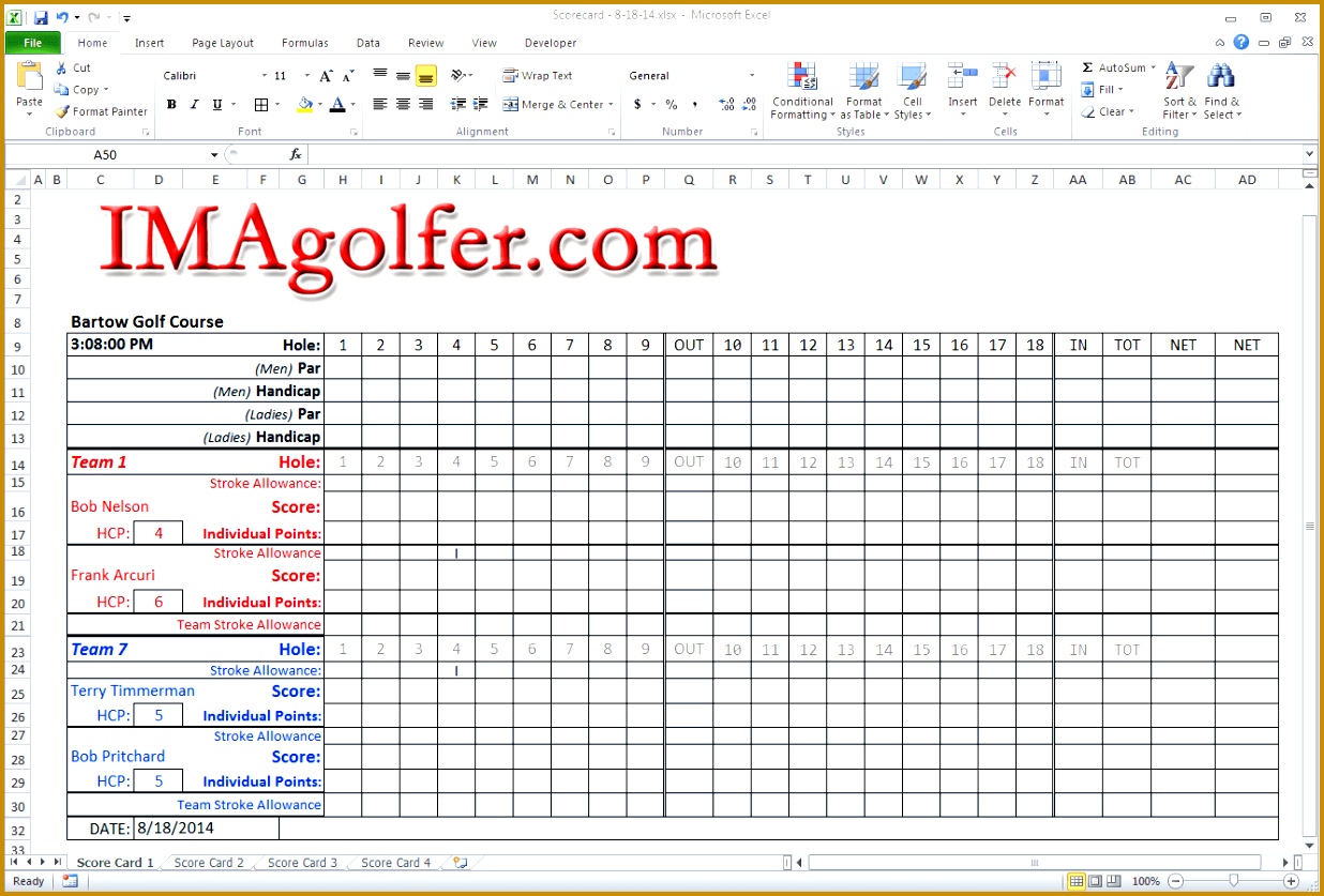 4 Employee Performance Scorecard Template Excel | FabTemplatez