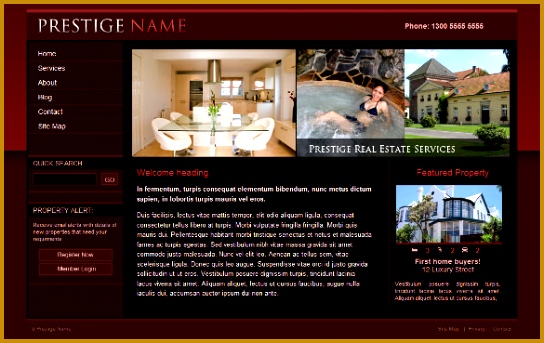 3 formal Website Templates | FabTemplatez