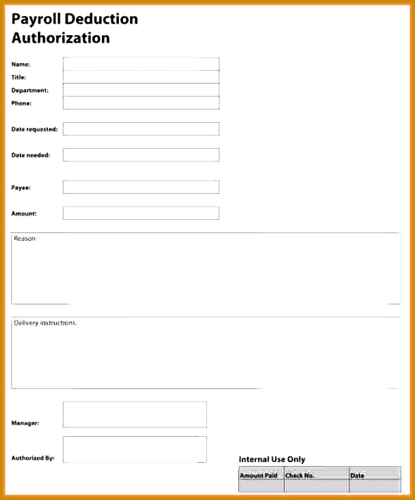 3 Payroll Correction form Template | FabTemplatez
