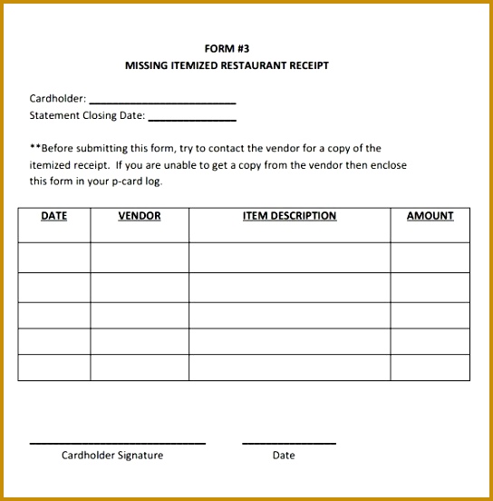 4 Sample Official Receipt format | FabTemplatez