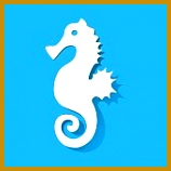 3 Seahorse Cut Out Pattern | FabTemplatez