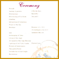 4 Wedding Anniversary Program Templates | FabTemplatez