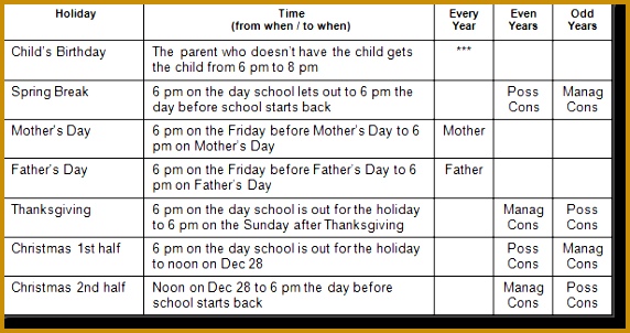9 Holiday Schedule Template | FabTemplatez