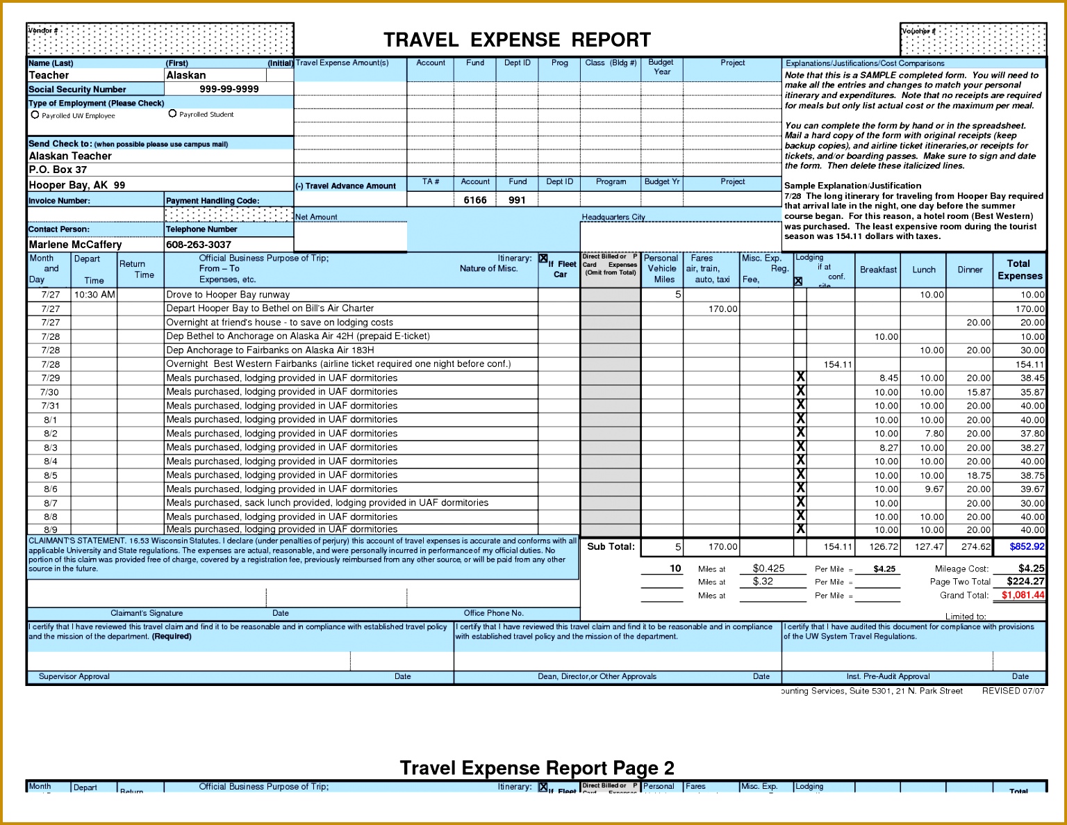 4 How To Create A Expense Report In Excel FabTemplatez