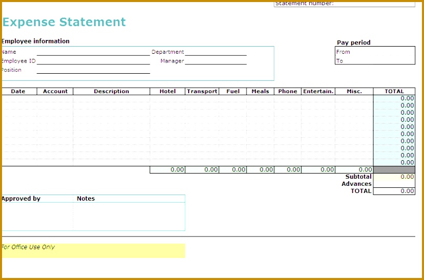 4 How To Create A Expense Report In Excel FabTemplatez