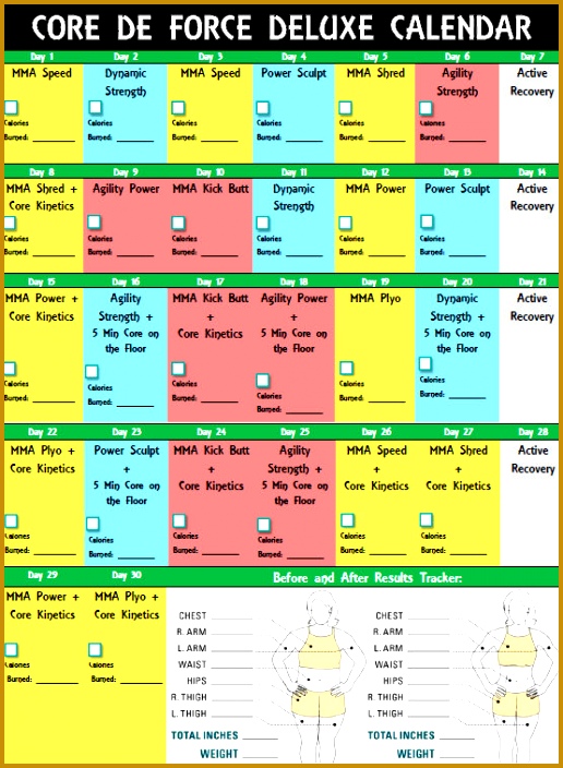 3 Beachbody Worksheets | FabTemplatez