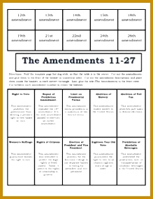 6 Bill Of Rights Worksheet | FabTemplatez