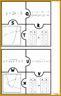5 Domain and Range Worksheet | FabTemplatez