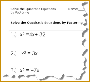3 Factoring the Difference Of Squares Worksheet | FabTemplatez