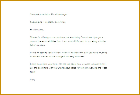 6 formal Thank You Letter Email Template | FabTemplatez