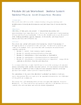 7 Muscle Contraction Worksheet | FabTemplatez