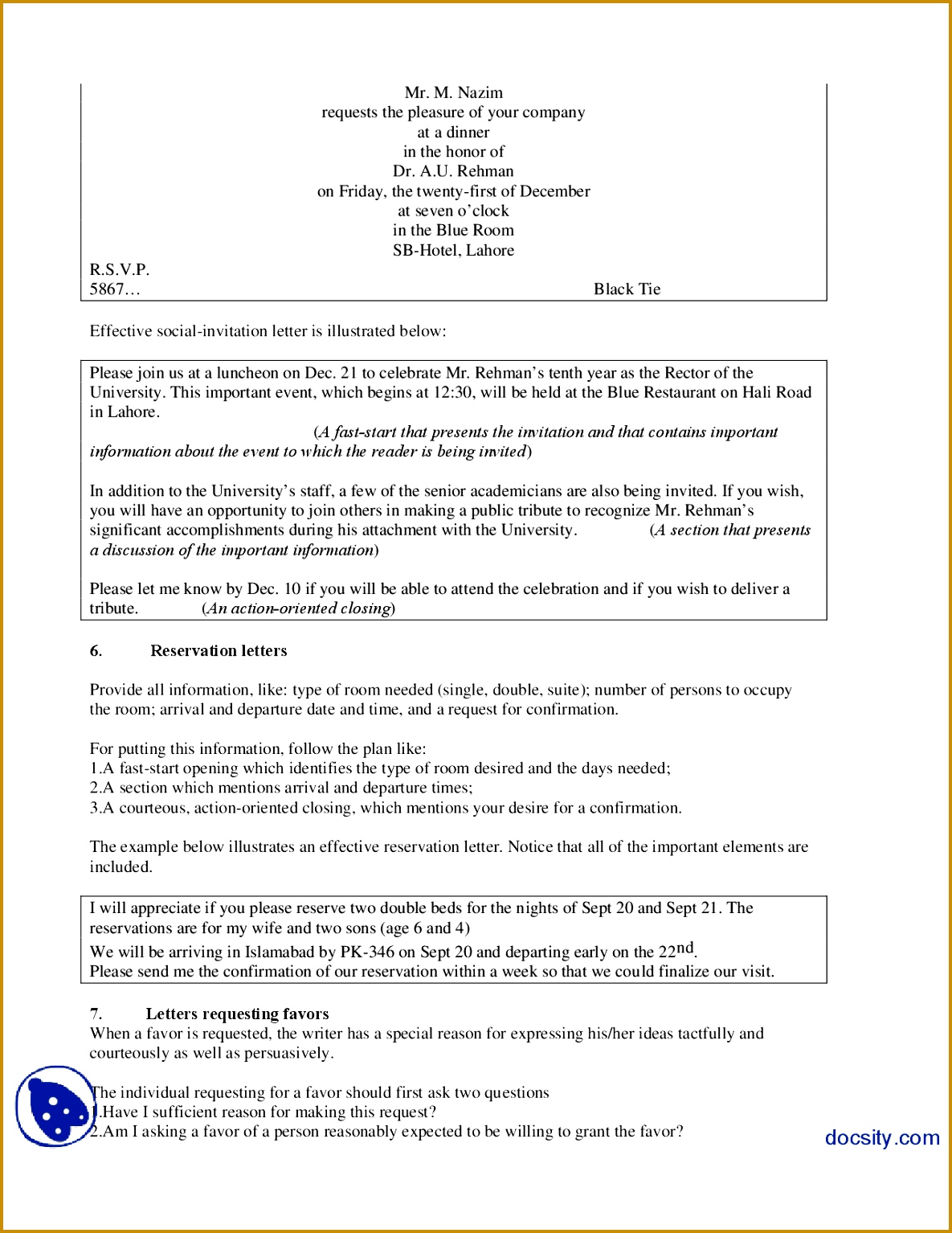 3 Opening and Closing A Request Letter | FabTemplatez