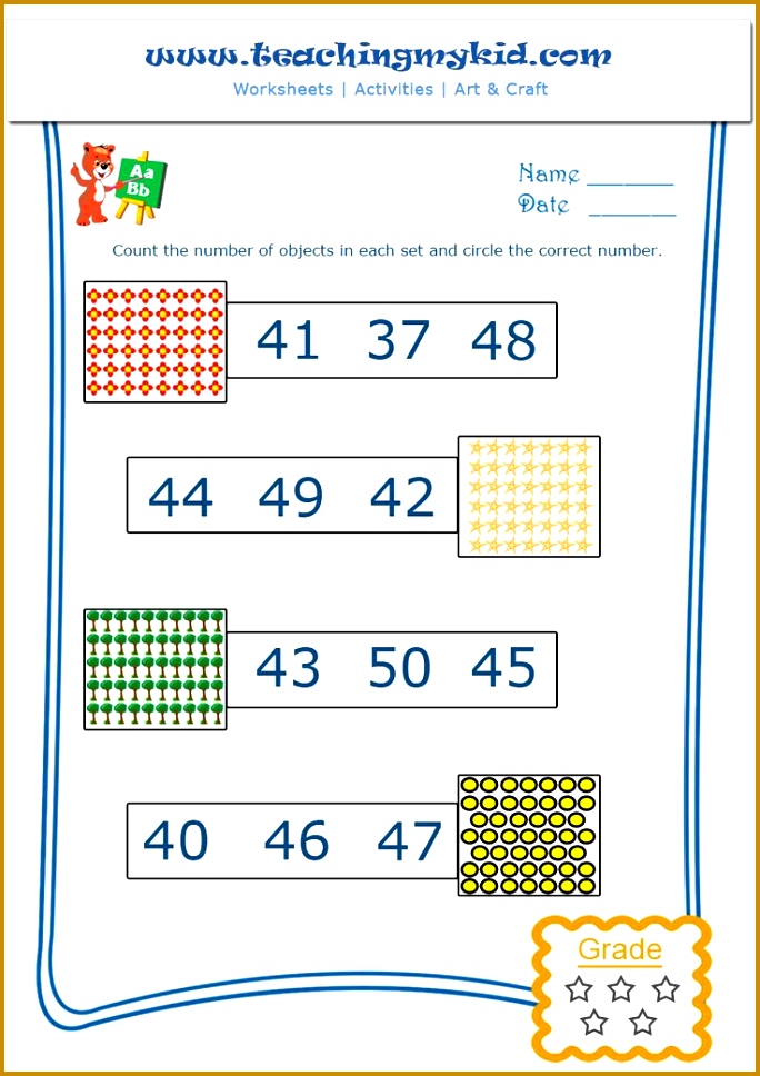 7 Printable Math Worksheets | FabTemplatez