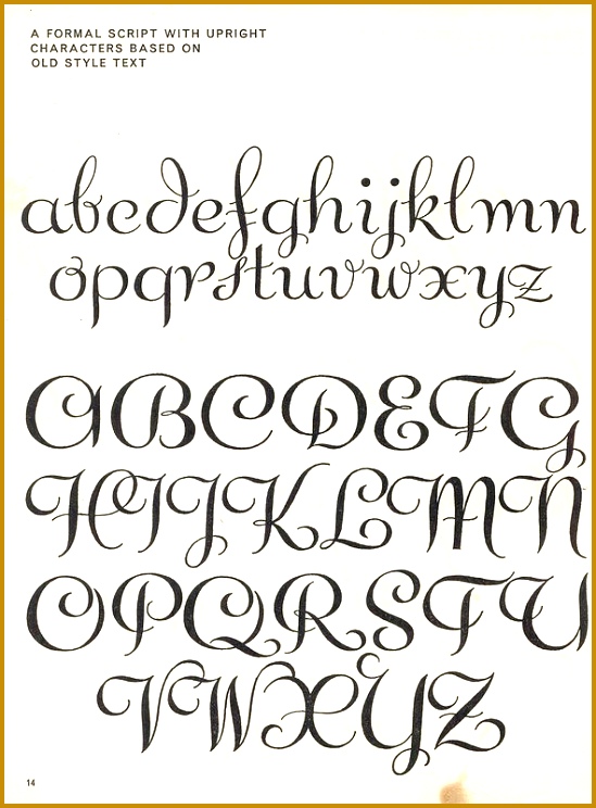 4 Capital Letters In Cursive 59438 | FabTemplatez