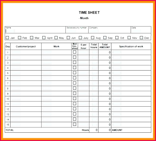 6 Day Sheet Template 50356 | FabTemplatez