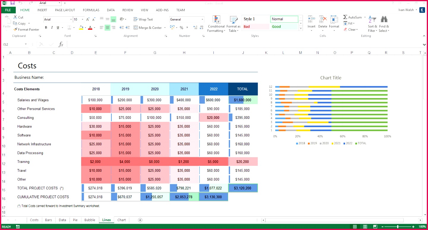 5 Retirement Projection Excel Template 99145 | FabTemplatez