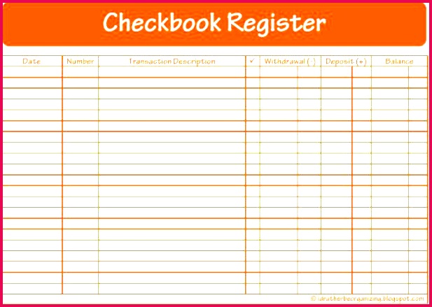 Printable transaction register - barcodeden