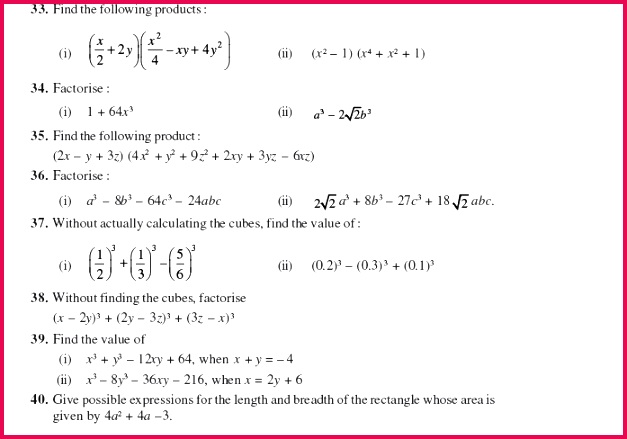 Class 9 Notes Maths Matrices Determinants Exercise 1 5 52378 | FabTemplatez