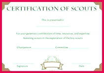 5 Cub Scout Certificates Templates 57391 | FabTemplatez